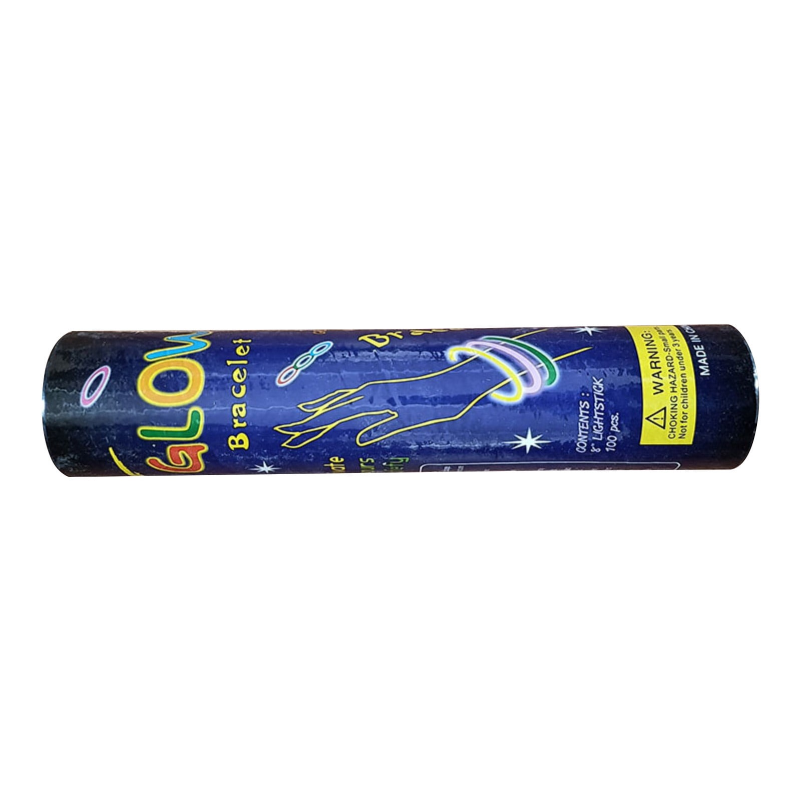 100 Pack 8" Glow Sticks Bulk Party Favors White Light Up Sticks with ...