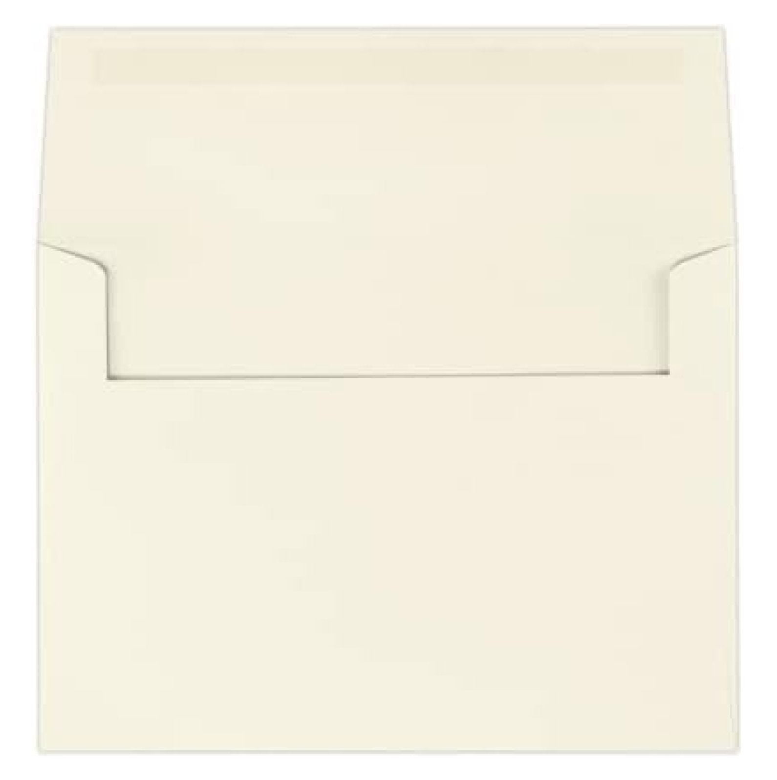 100 Pack of A2 Cream Envelopes - 70lb Premium Natural Opaque Text for ...