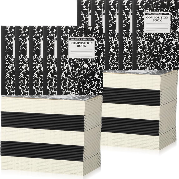 100 Pack A5 Composition Notebooks Bulk College Ruled Composition ...