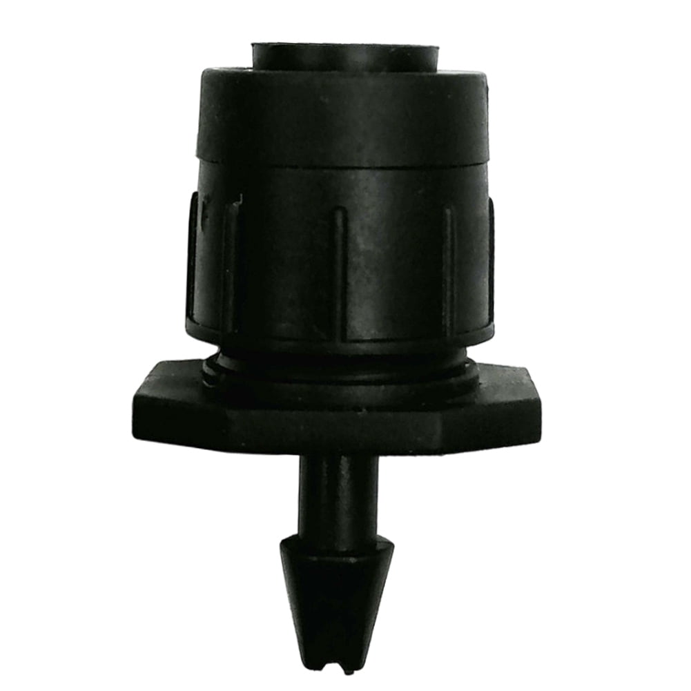 100 Pack Adjustable Irrigation Drippers 1/4 Inch Emitter Dripper 360 ...