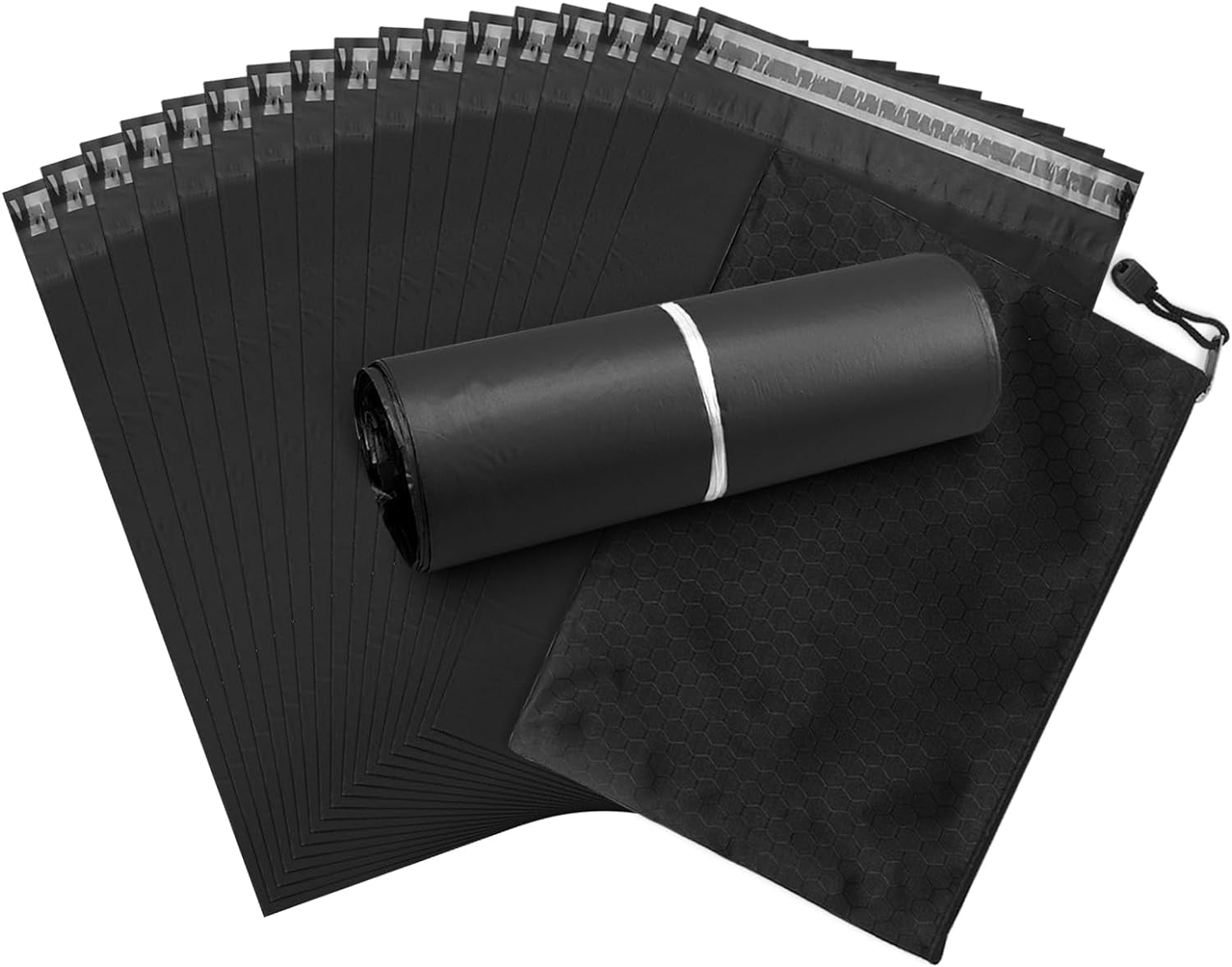 100 Pack Adult Diaper Disposal Bags,Black Disposable Incontinence Pad ...