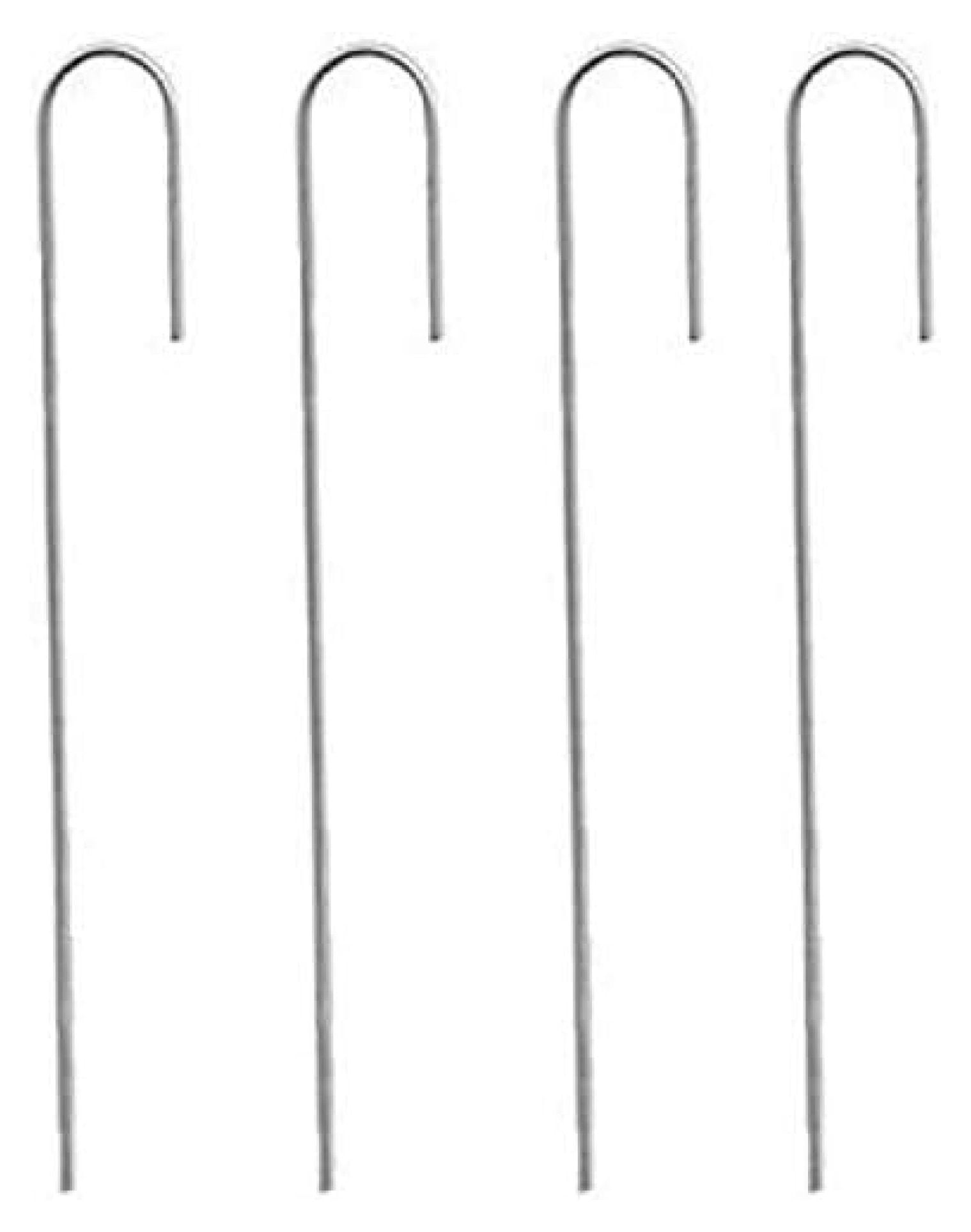 100-Pack Anti-Rust 1/2 x 8 Inch Heavy-Duty U-Shaped Garden Securing ...