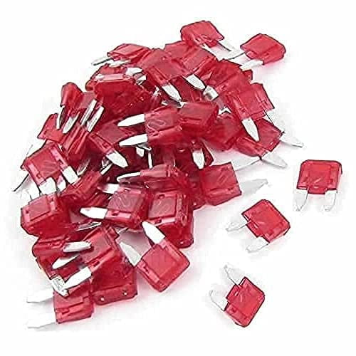 100 Pack Auto Fuses 10AMP APM/ATM 32V Mini Blade Style Fuses 30A Short ...