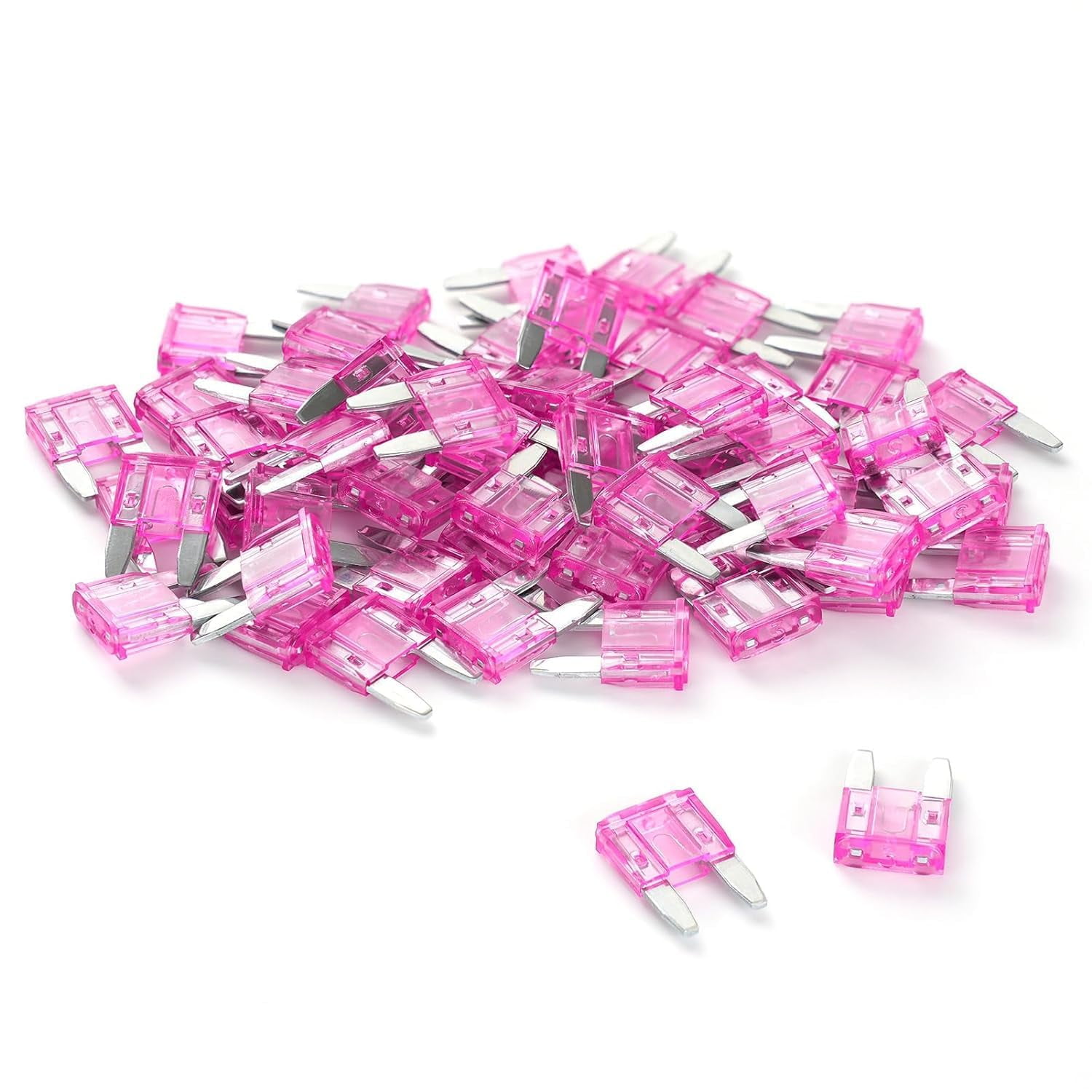 100 Pack Auto Fuses 3 AMP APM/ATM 32V Mini Blade Style Fuses 3A Short ...