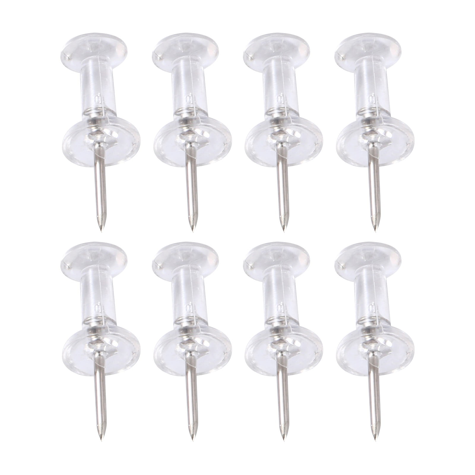 100-Pack Basics Pins with Clear Plastic Heads - Precision Point Pins ...