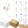 100 Pack Blank Greeting Cards and Envelopes 4 x 6 Watercolor ...