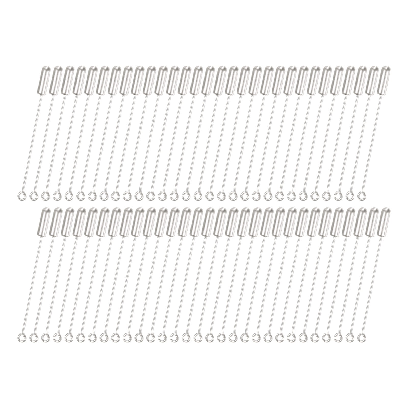 100-Pack Brooch Stick Pins, 2 Inch Copper Long Needle Eye Pin with ...