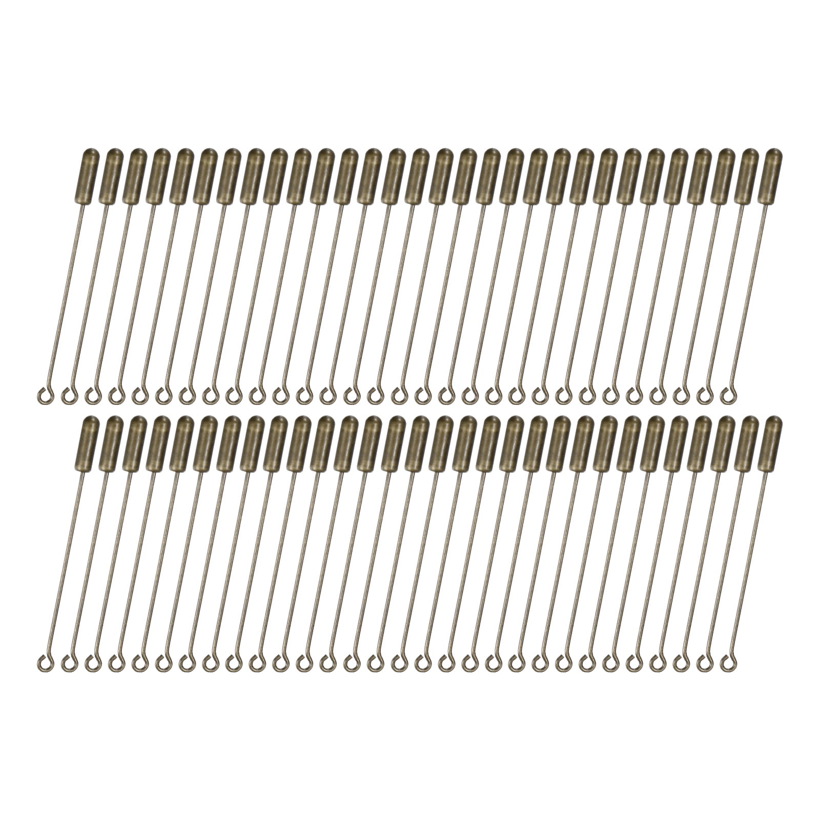 100-Pack Brooch Stick Pins, 2 Inch Copper Long Needle Eye Pin with ...