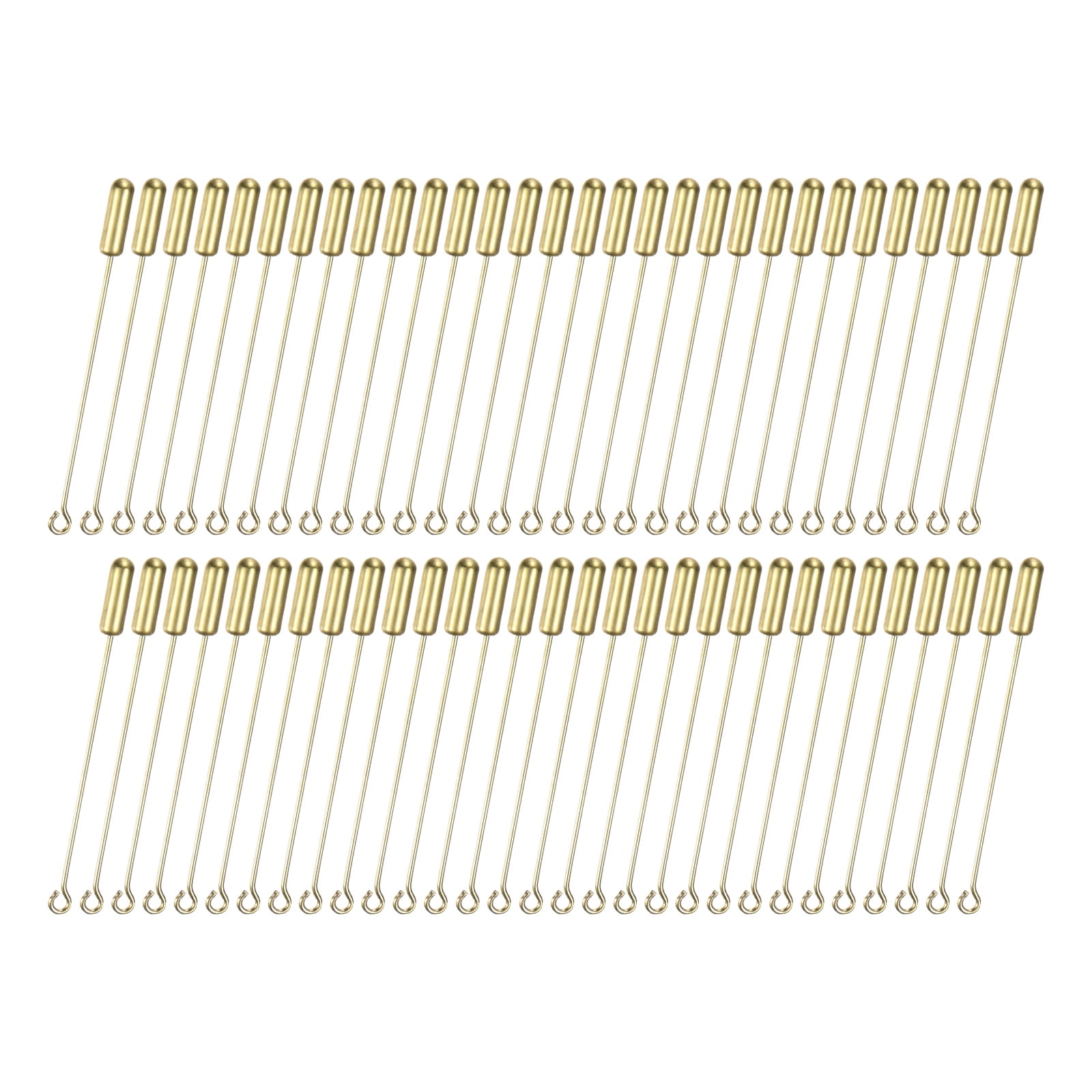100-Pack Brooch Stick Pins, 2 Inch Copper Long Needle Eye Pin with ...