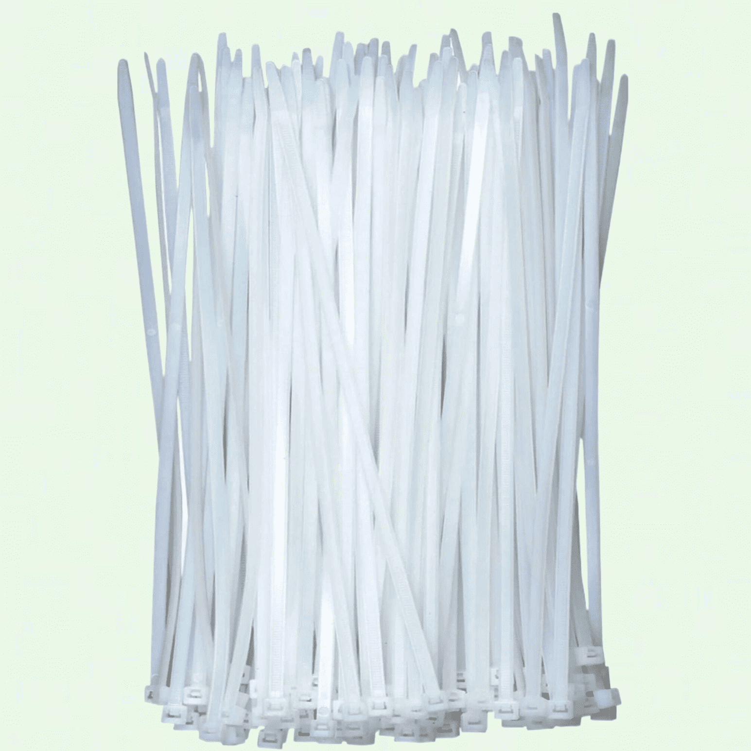 100 Pack Cable Ties Net 300mm X 4.8mm, White Nylon Zip Tie Cable Ties ...