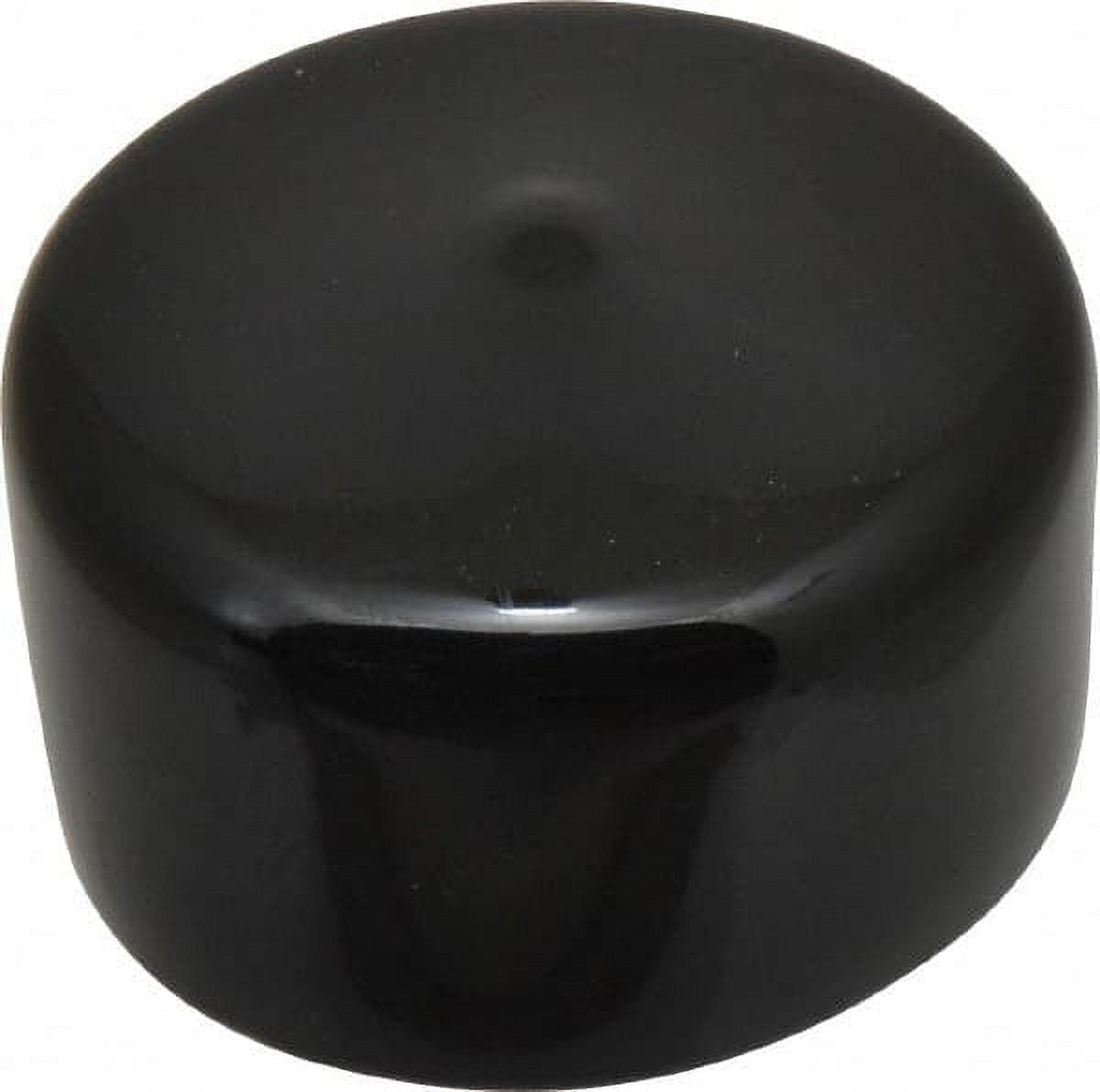 100 Pack Caplugs 99120294 Stretchable Black Vinyl Caps: 1-7/8" ID x 1 ...