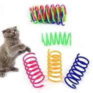 Cat Spring Toys (60 Pack), Playful Coils for Kittens, Coil Plastic for ...
