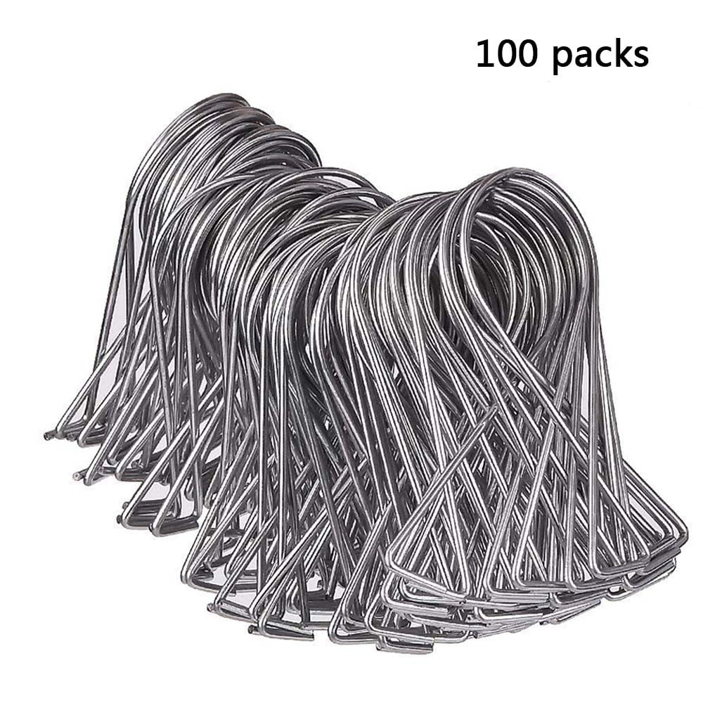 100 Pack Ceiling Hook Clips T-Bar Squeeze Hangers Clips Drop Ceiling ...