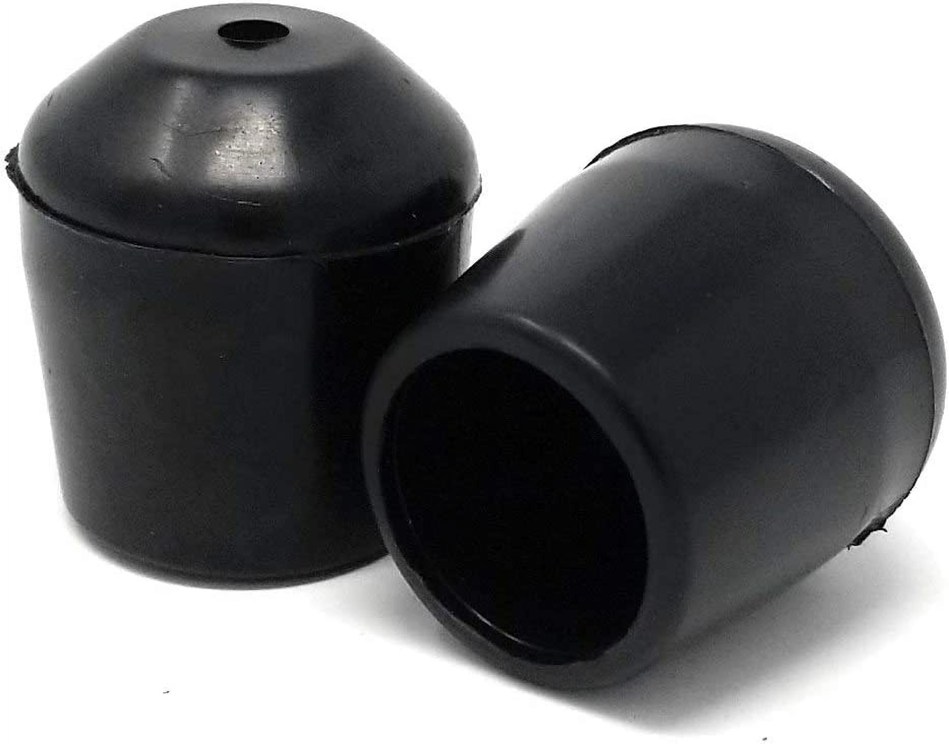 100 Pack Chair Leg Caps for Party Rental Style Plastic Folding Chairs, Fits 3/4 Inch Dia. Frame ...