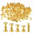 100 Pack Chicago Screws and Extention Posts for Binding Extending ...