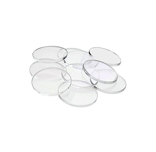100 Pack Clear Acrylic Round DIY Sheet 1.5" DIY Blank 1/8" Thick See ...