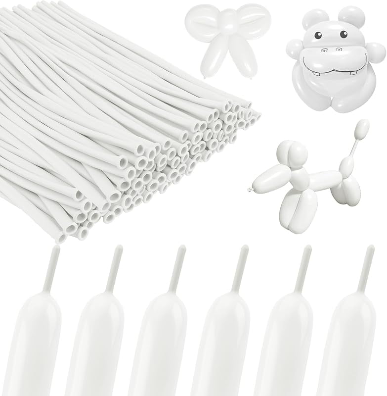 100 Pack Clear Party Balloons - 260 Balloons in Total, Includes Skinny ...