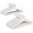 100 Pack Clothes Hangers, Non Slip Plastic Coat Hangers, Space Saving ...
