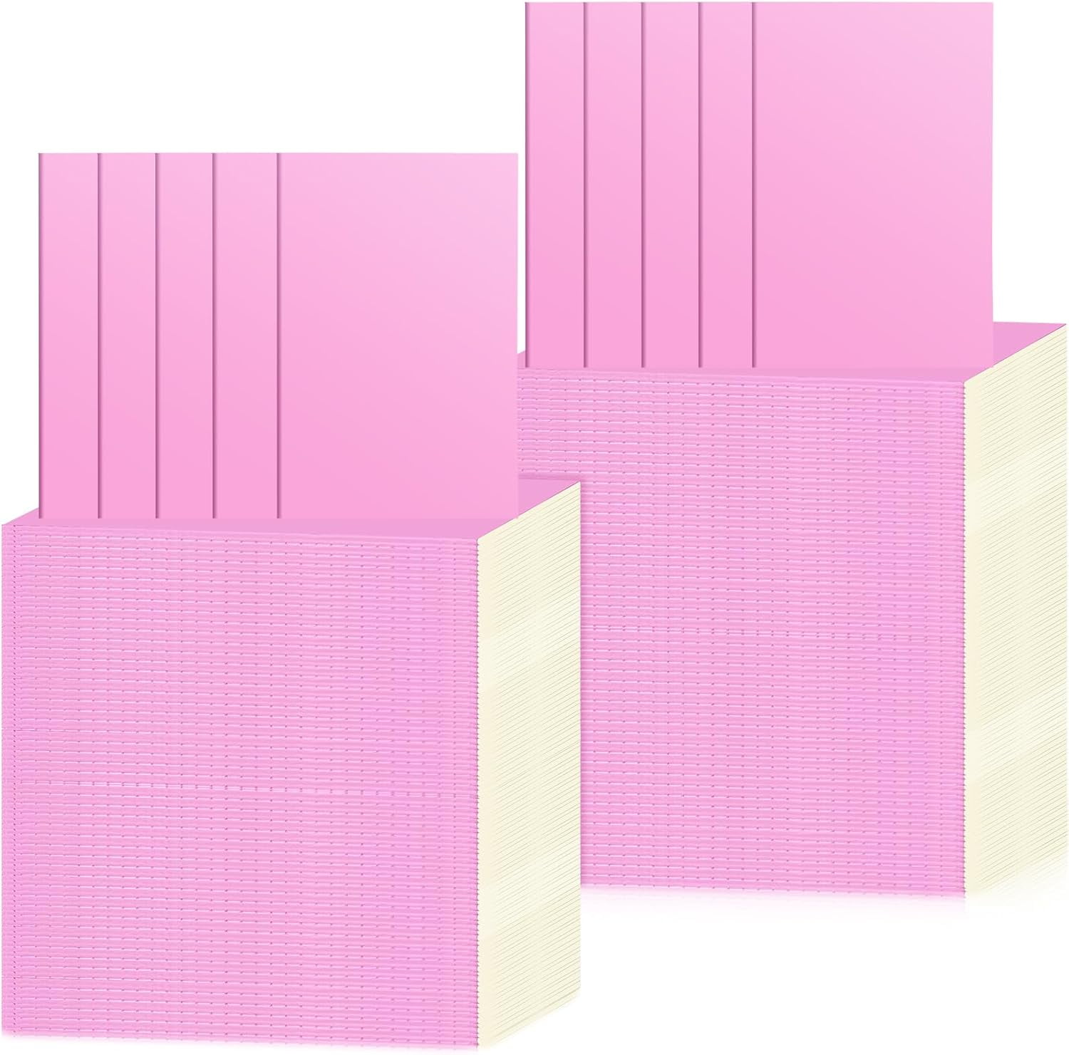 100 Pack Composition Notebooks 60 Pages Ruled Lined Kraft Notebooks ...