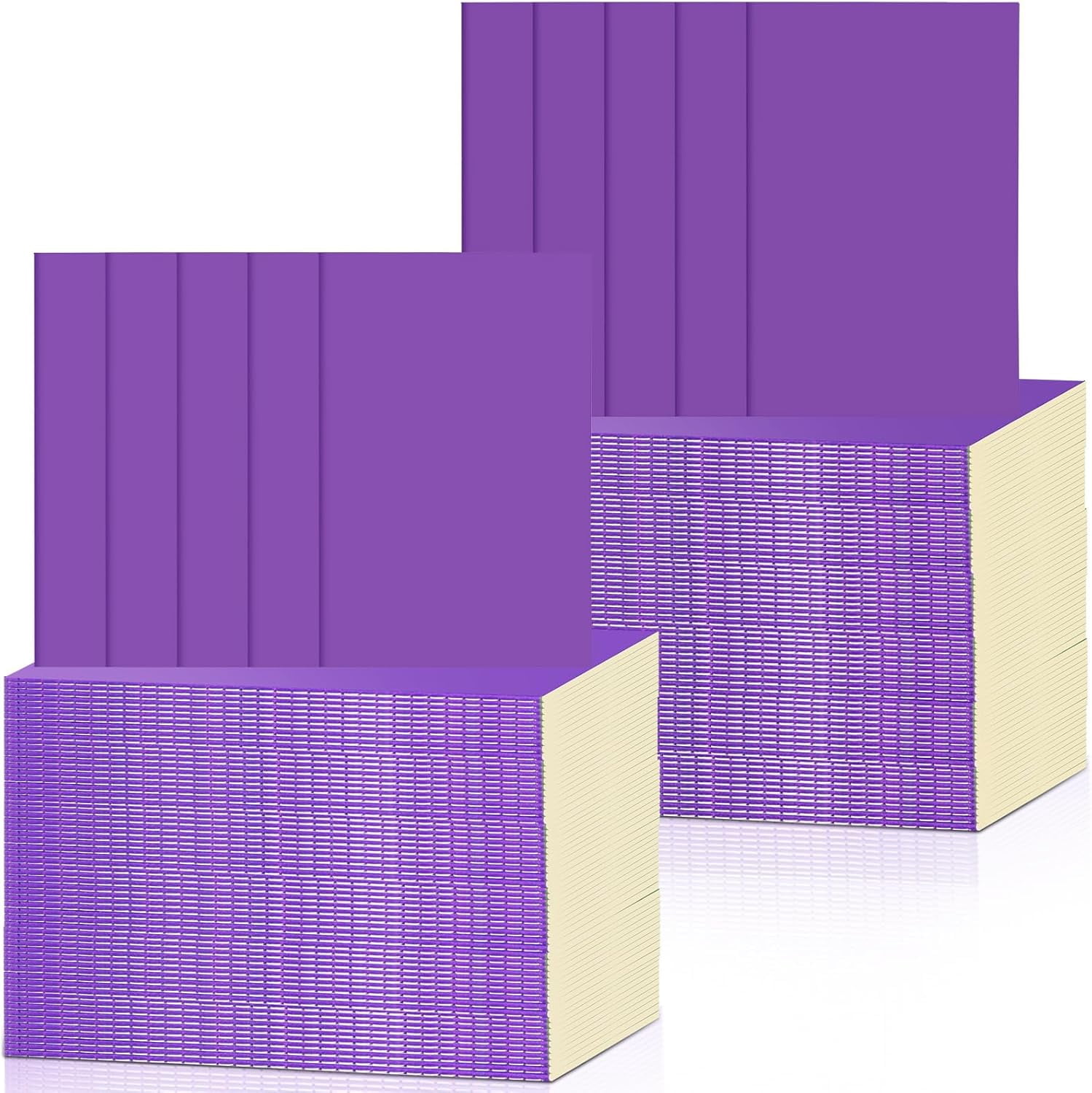 100 Pack Composition Notebooks A5/A6 Ruled Lined Composition Kraft ...