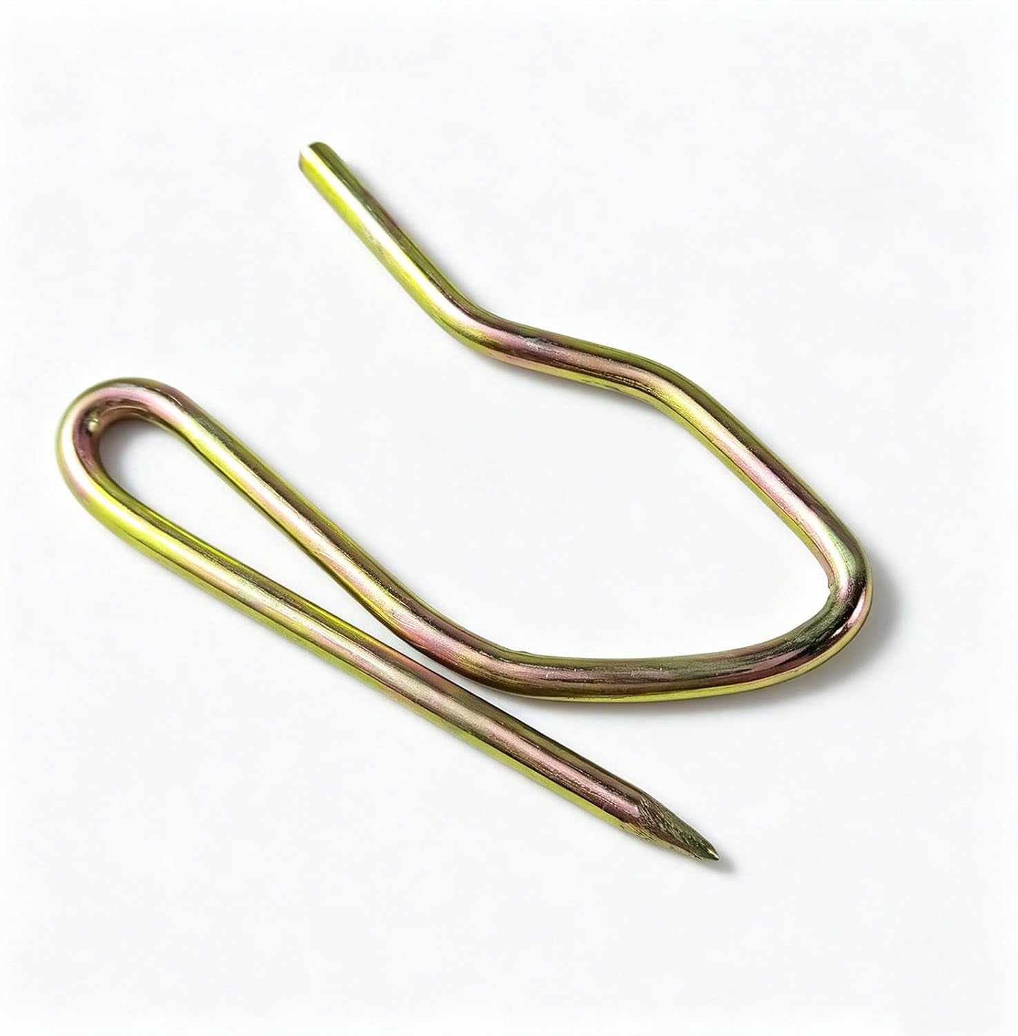 100 Pack Curtain Hooks, Rustproof Heavy-Duty Offset Pin-On Drapery ...