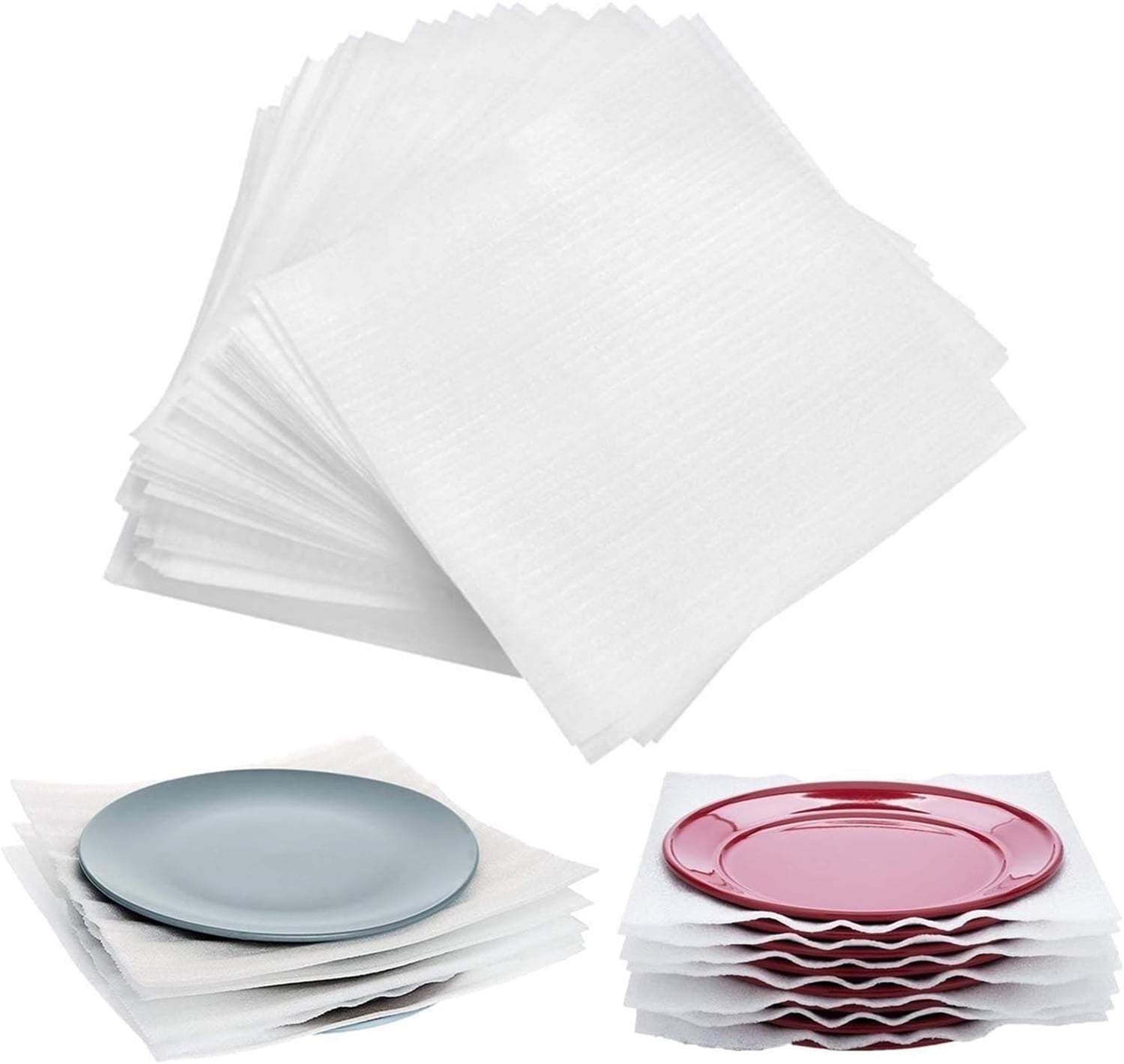 100 Pack Cushion Foam Pouches,Bexikou 12" x 12" Foam Wrap Cushioning ...