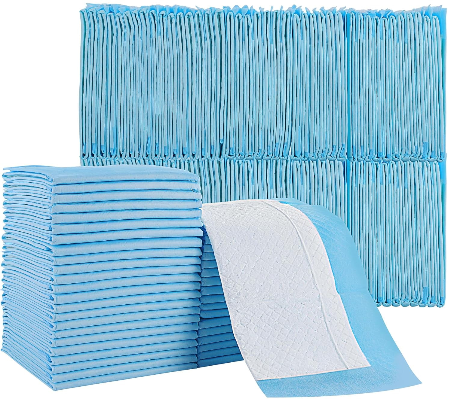 100 Pack Disposable Changing Pad,High Absorbent Diaper Changing Pads ...