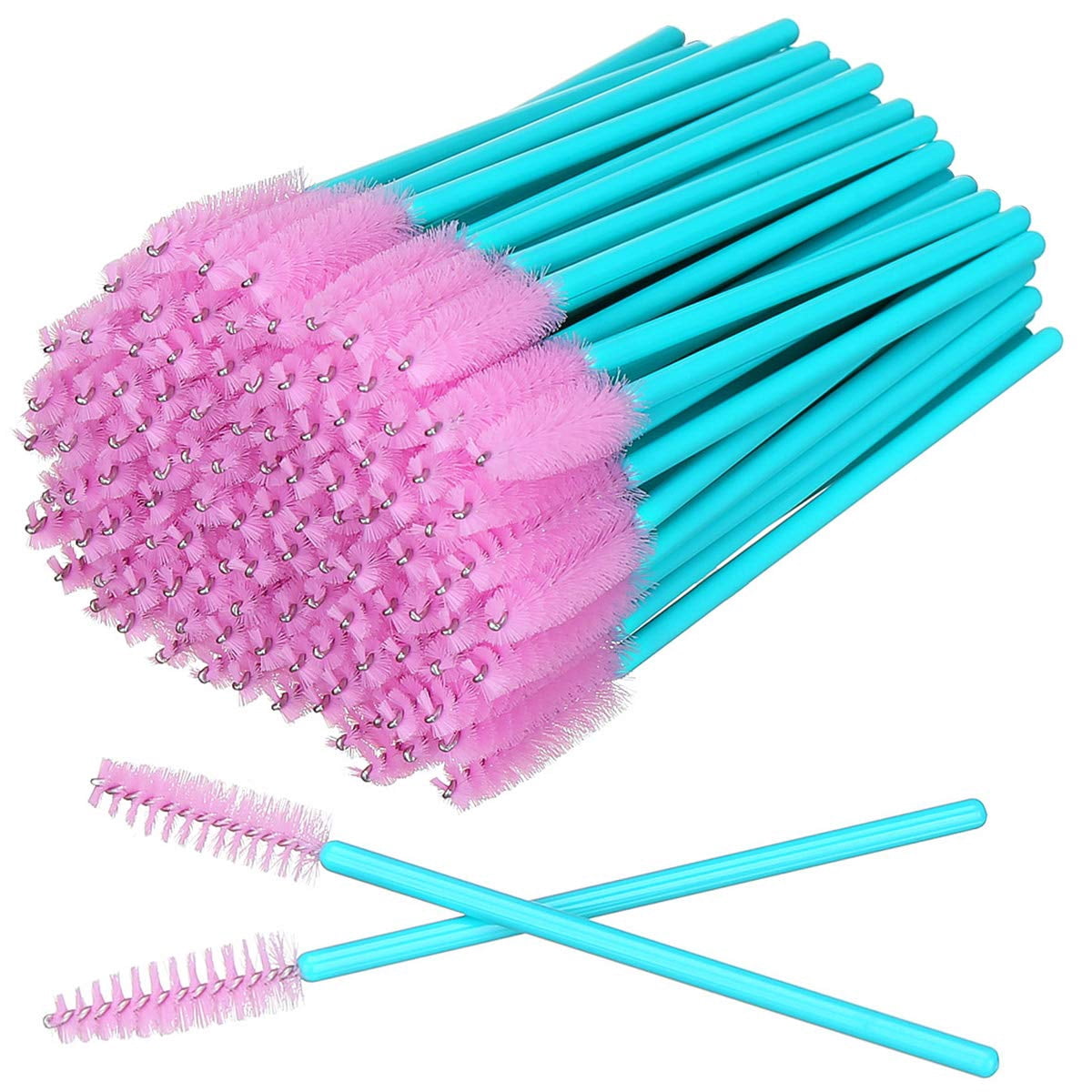 100 Pack Disposable Eyelash Mascara Brushes Eyelash Brush Wands ...