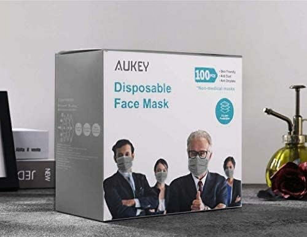 100 Pack Disposable Face Masks Non-Medical for Adults - Walmart.com