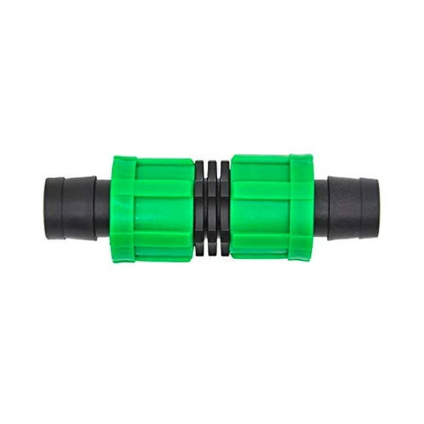 (100-Pack) Drip Irrigation Couplings for Tubing 1/2" Universal Perma ...