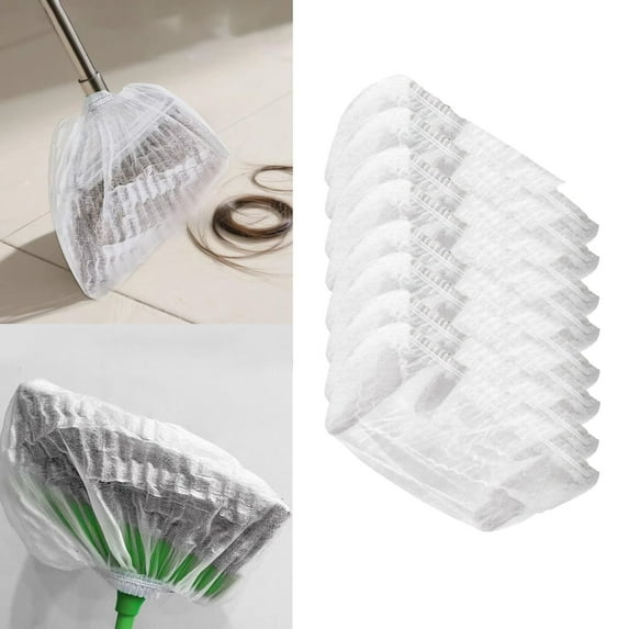 100 Pack Dust-Proof Broom Sleeves, Disposable Broom Covers, Lock in Pet ...