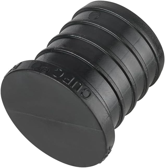 100-Pack EFIELD Pex Fittings Poly PPSU Barb Crimp 1-inch Plug (End Cap ...