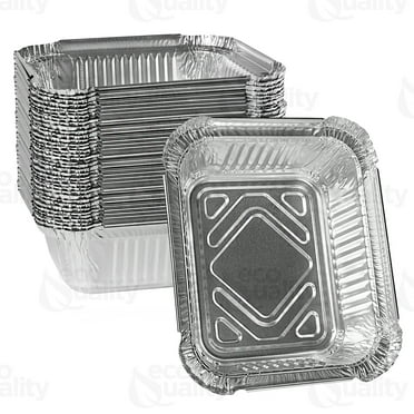 [50 Pack] 2.5 LB Oblong Take Out Foil Baking Pans Shallow - 788 ...