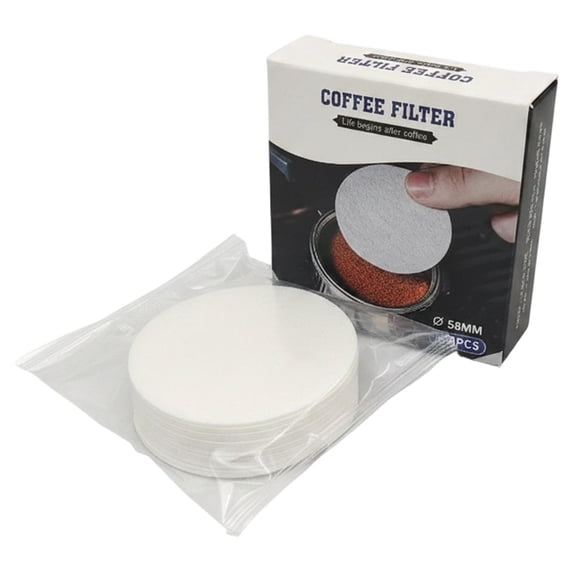 100 Pack Espresso Filter Paper, 58mm Replacement Coffee Filter Papers ...