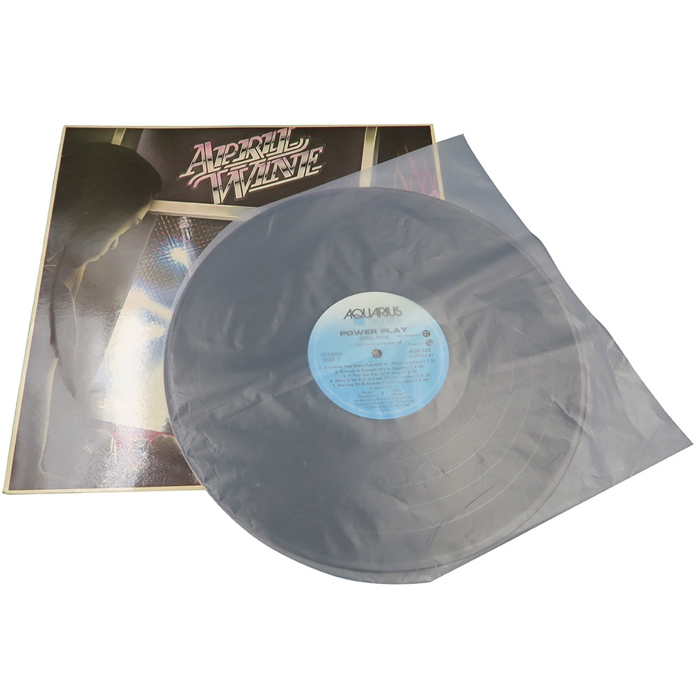 100 Pack - Evelots LP Vinyl Record Sleeves-12 Inch-Clear/Antistatic-No ...