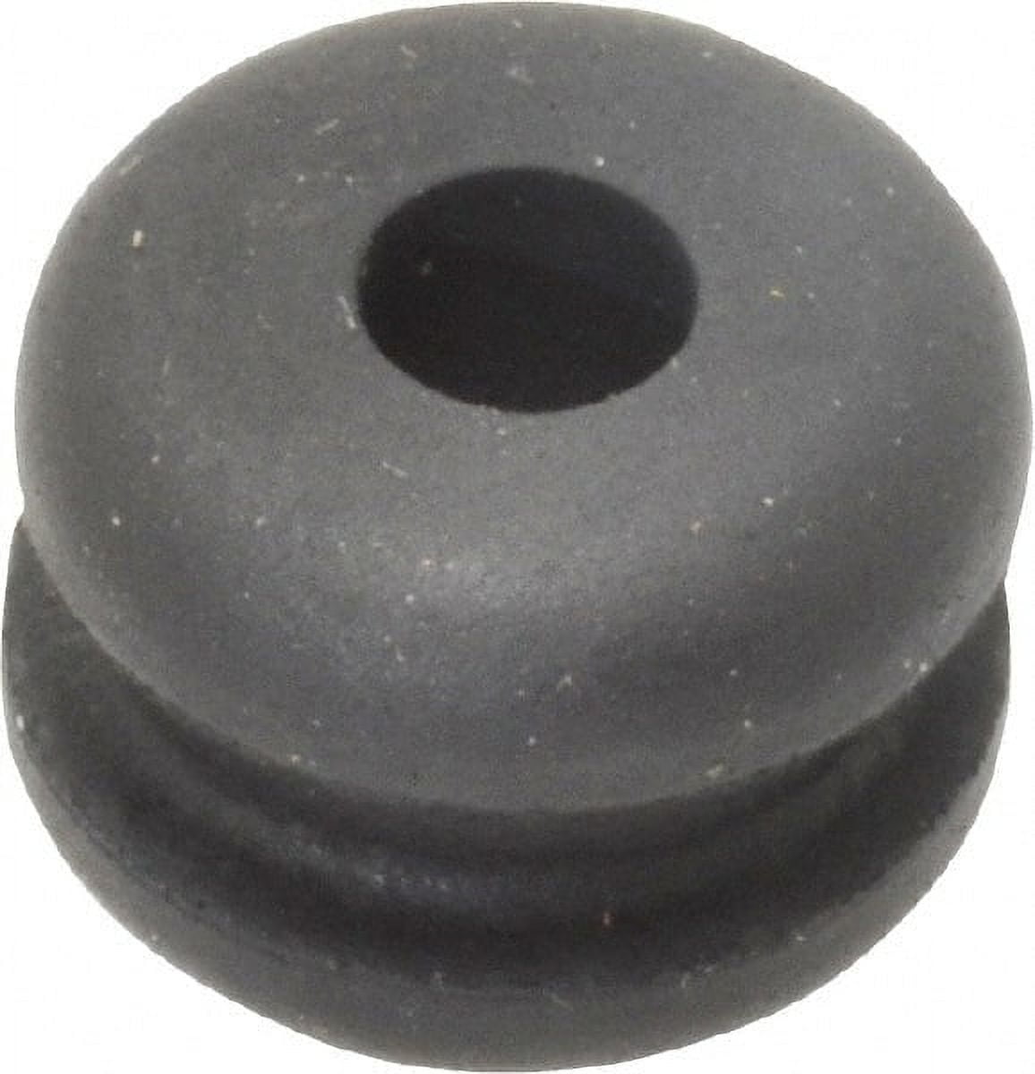 100 Pack Flexible Rubber Grommets with Channel, 9/16" OD x 3/16" ID x 3 ...