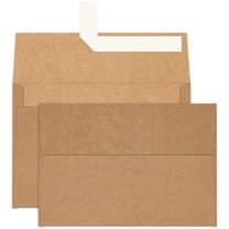 Best Paper Greetings Blank A7 Kraft Brown Paper & Envelopes for Card ...