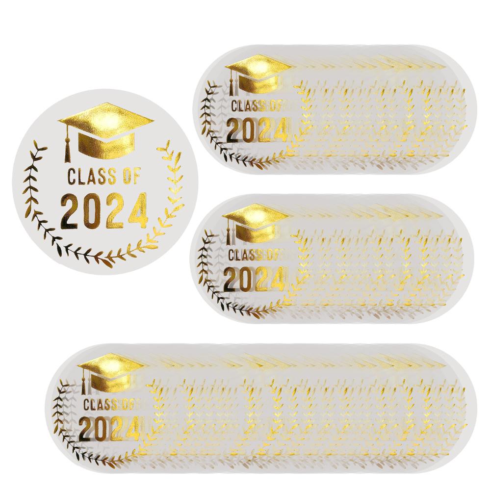 100 Pack Graduation Stickers, Class of 2024 Graduation Envelope Seals ...