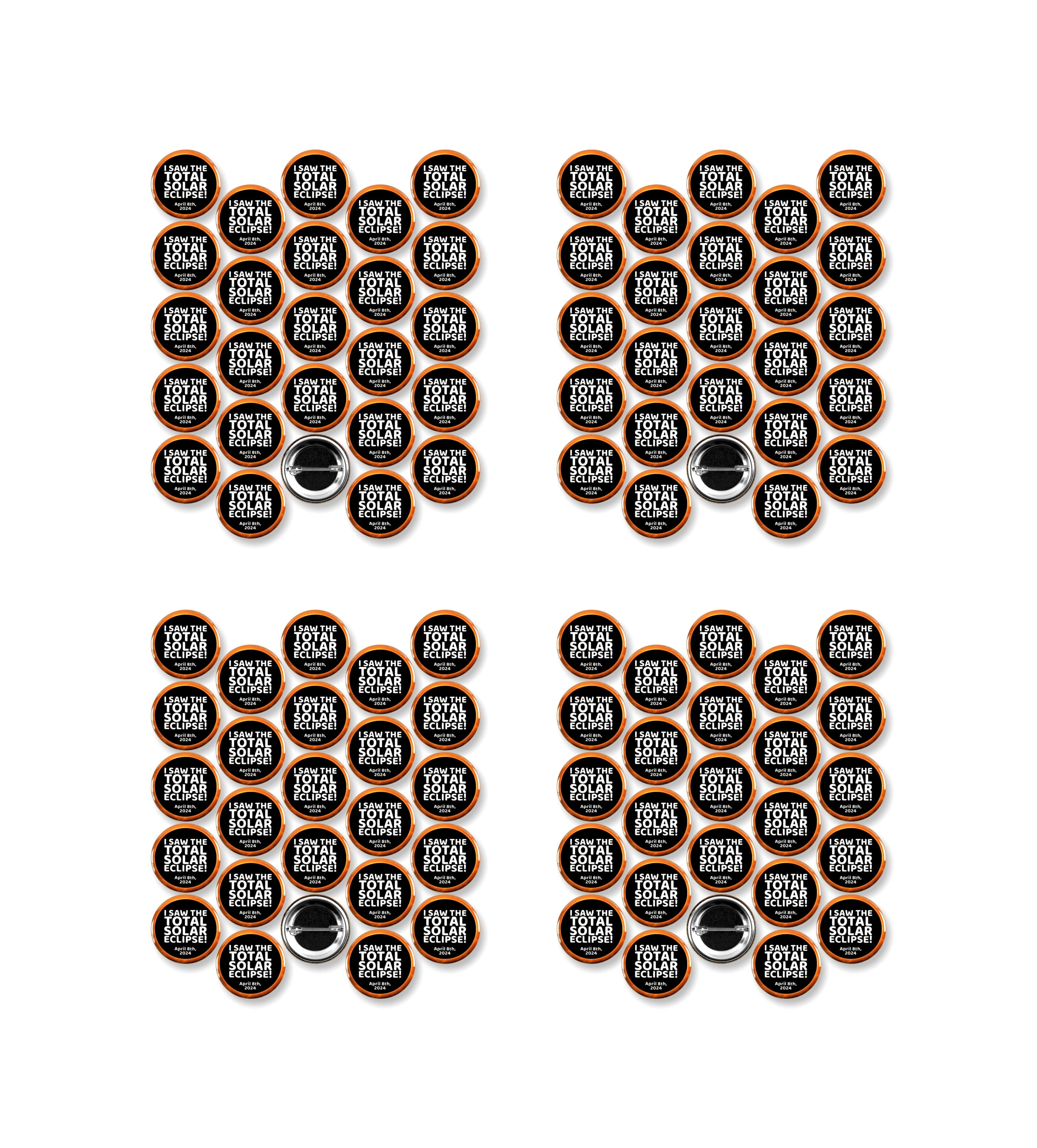 100 Pack - I Saw The Total Solar Eclipse April 8th 2024 Astronomy ...