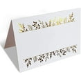 100 Pack Large Name Cards for Table Setting - Tent Place Cards with ...