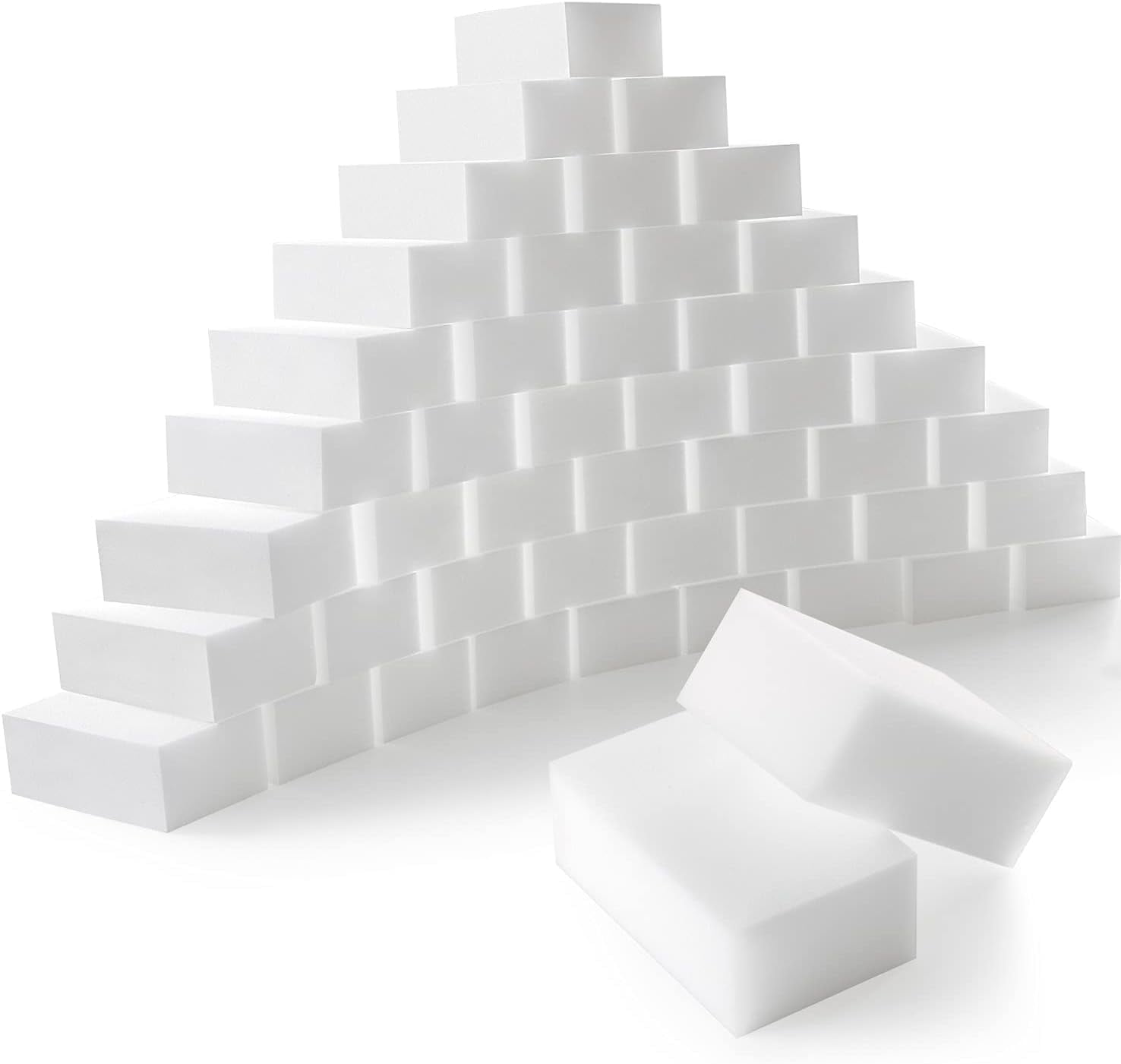 100 Pack Magic Sponges Eraser, Multi-Functional Household Cleaning ...