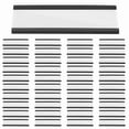 100 Pack Magnetic Label Holder C Channel Magnetic Labels, Magnetic Data ...