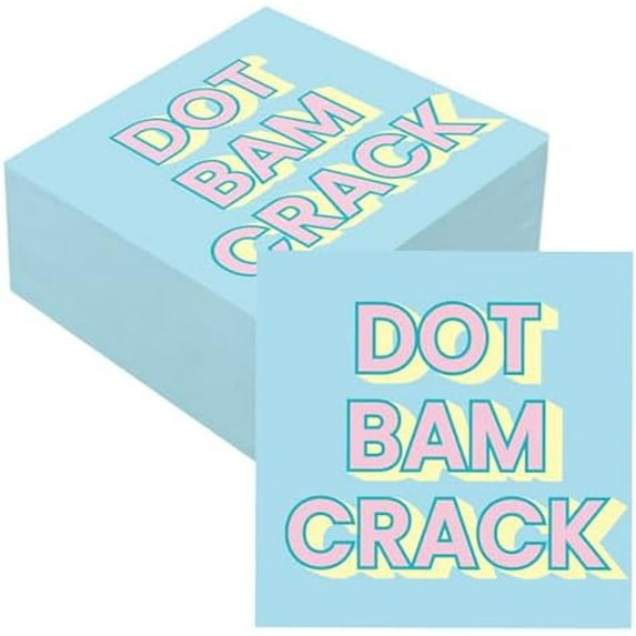 100 Pack Mahjong Cocktail Napkins 5 x 5 Inch Disposable Paper Drink ...