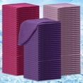 100 Pack Microfiber Cooling Towel 40 x 12 Inch Purple Pink Rose ...