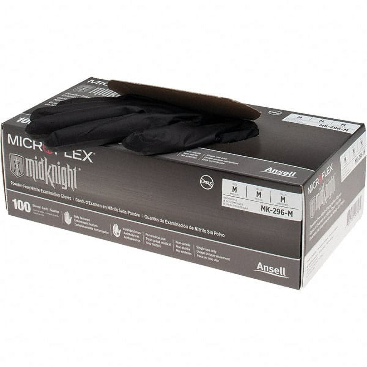 100 Pack Microflex MK-296-M Disposable Gloves, Nitrile - Walmart.com