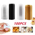 100 Pack Mini Bundt Cake Containers, Clear Plastic Small Cake Boxes ...