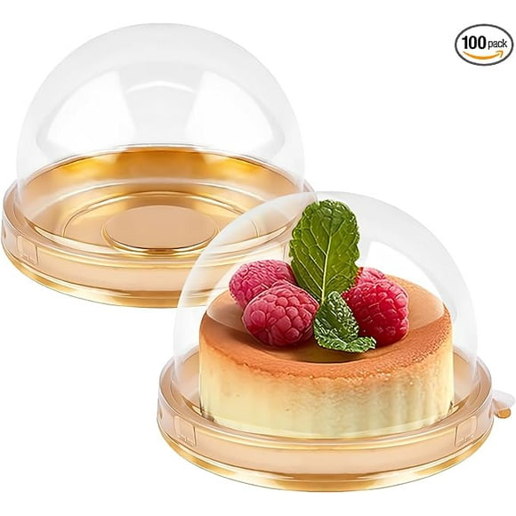 Disposable Plastic Bundt Cake Containers