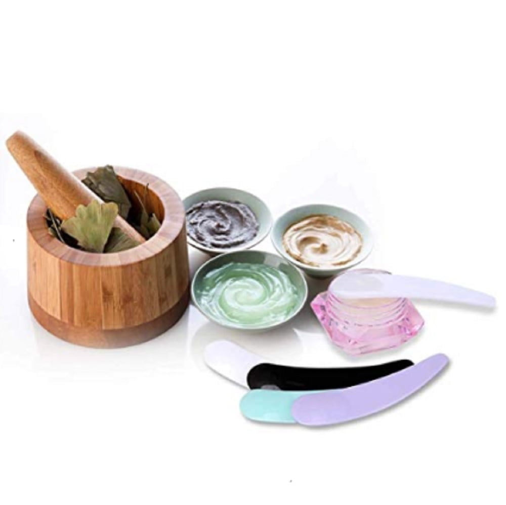 100-Pack Mini Makeup Mask Spatulas – Disposable Curved Cosmetic Scoops ...