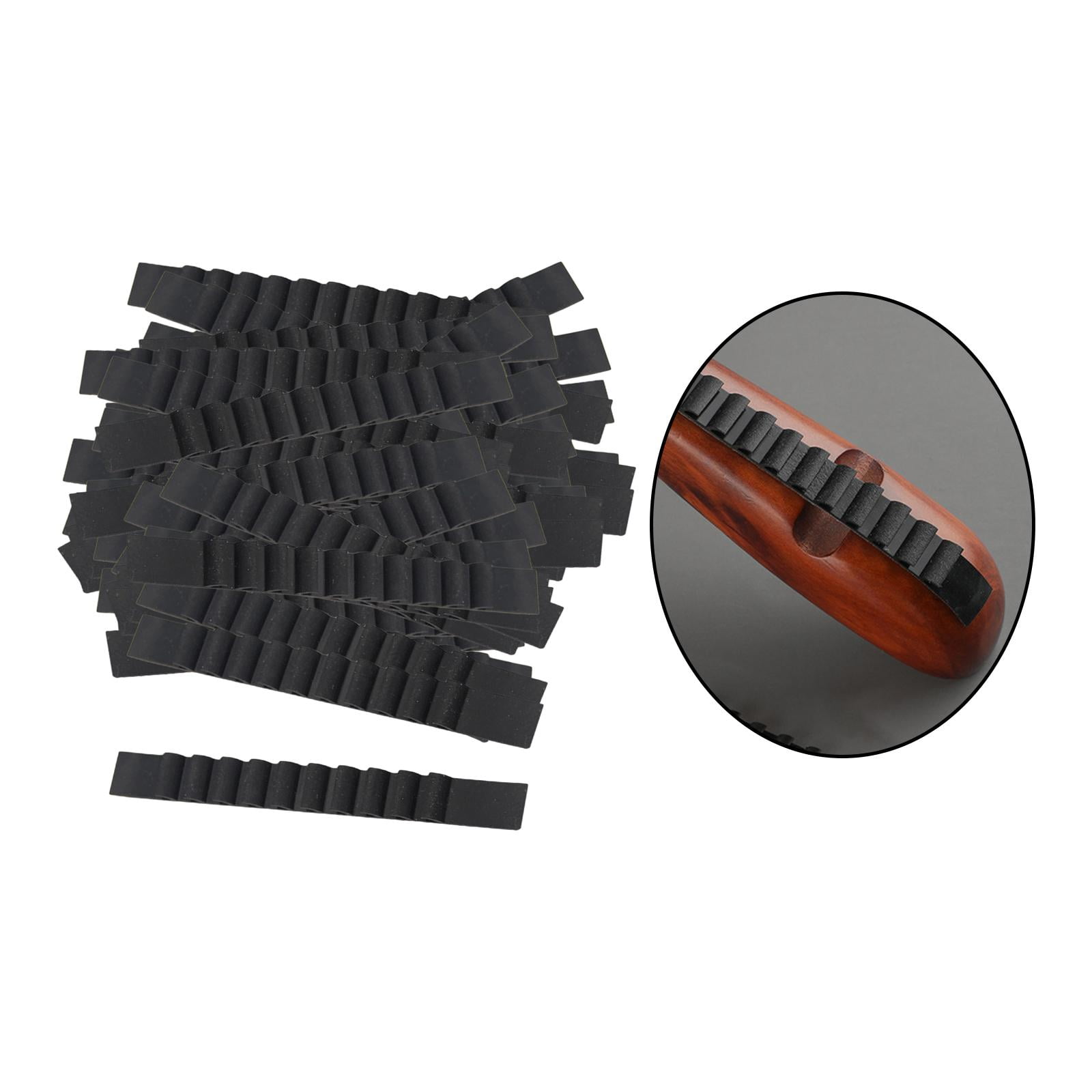 100 Pack Non-Slip Rubber Hanger Grips Clear Clothes Hanger Strips ...