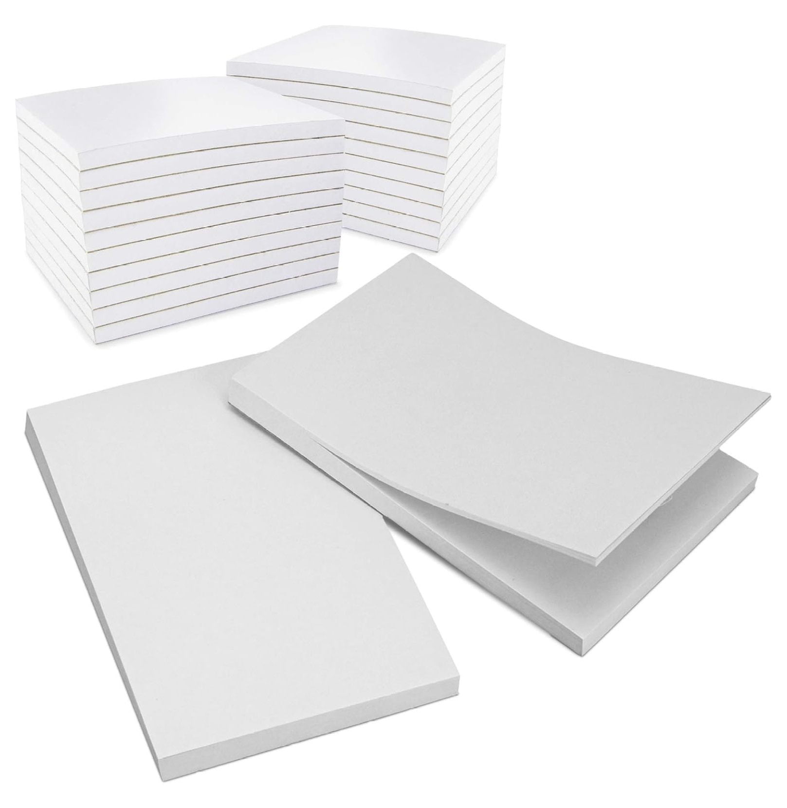 100 Pack Note Pads 4x6, 100 Sheets Per Memo Pad, Writing Scratch Pad ...